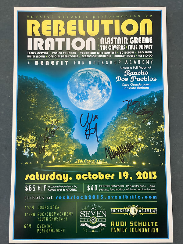 Rebelution Poster 2013 | Reverb