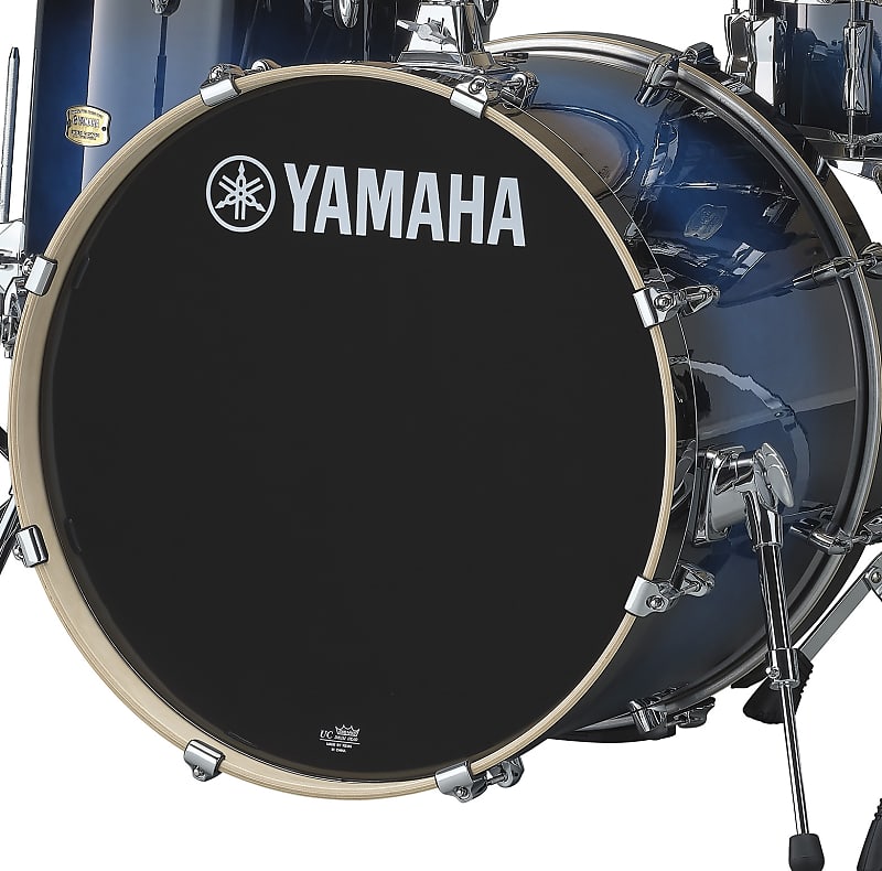 Yamaha Stage Custom Birch 22" Bass Drum , Deep Blue Sunburst | Reverb