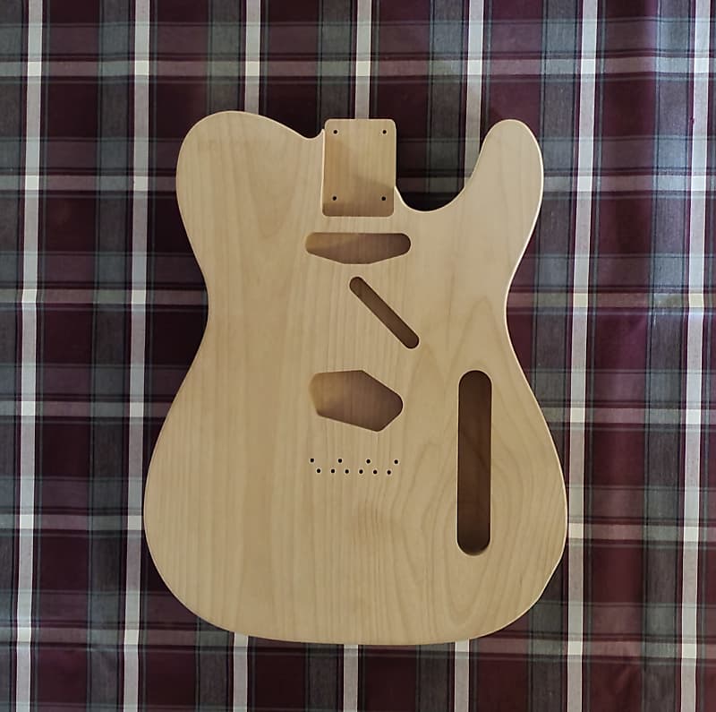 Woodtech Routing 2 pc Alder Telecaster Body - Unfinished | Reverb