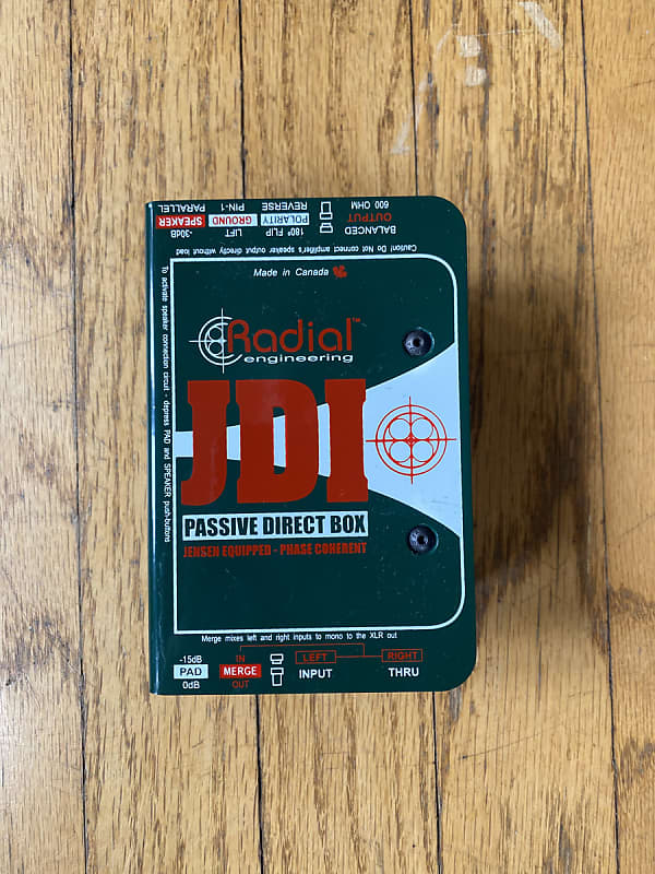 Radial JDI Passive Direct Box Green | Reverb