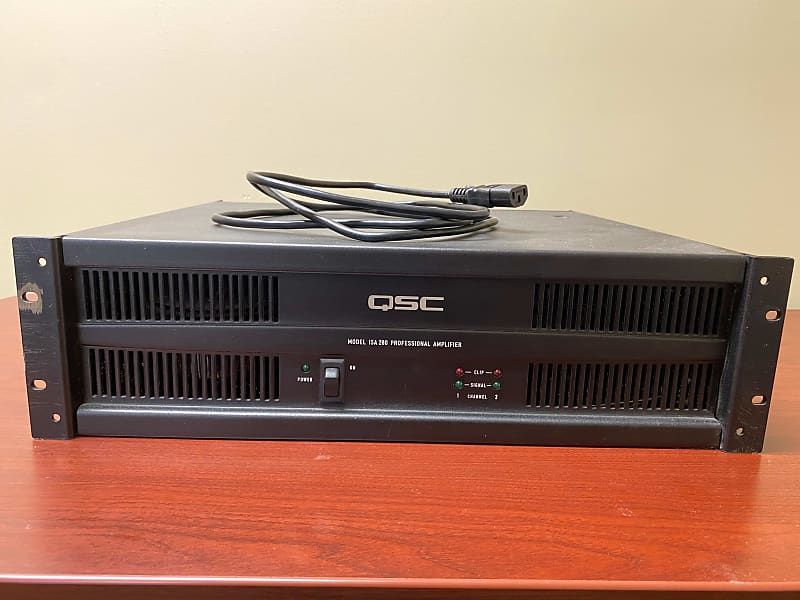 QSC Model ISA 280 Professional Amplifier | Reverb