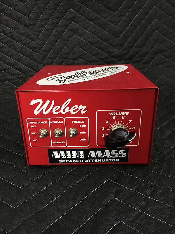 Weber Mini Mass 25 watt speaker attenuator | Reverb