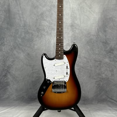 Left Handed Fender Mustang MG-69 (2007-2010) Sunburst | Reverb