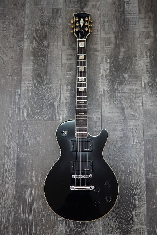 LP Style Electric Guitar *Made In Japan - Black w/EMG-HZ | Reverb