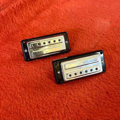 Vintage 1950's Guild Franz P90 Guitar Pickup Set with cream | Reverb