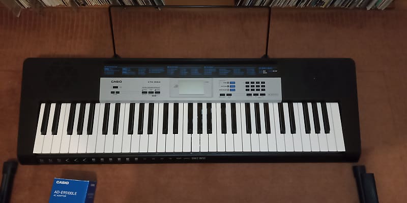 Casio CTK 1550 keyboard with rest/psu/box/headphones | Reverb UK