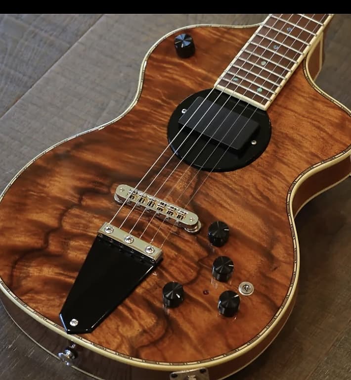 Rick Turner Model 1 Deluxe, custom Koa 2010 | Reverb UK