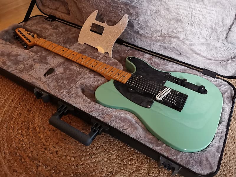 ESP Telecaster 1991 - Seafoam Green 400-series Jim Root | Reverb
