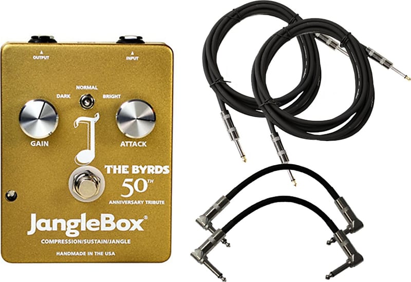 Janglebox The Byrds 50th Anniversary Gold Jangle Box Pedal w/ | Reverb