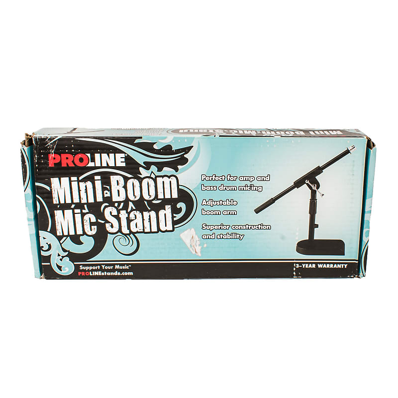 ProLine - MS112BK - Mini Boom Mic Stand - w/ Original Box - | Reverb
