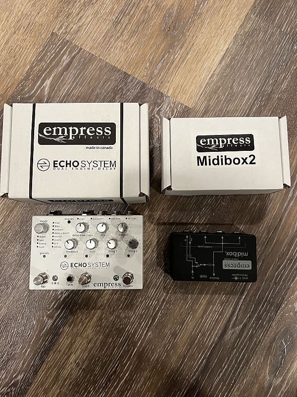 Empress Echosystem Dual Engine Delay w/ midi box | Reverb