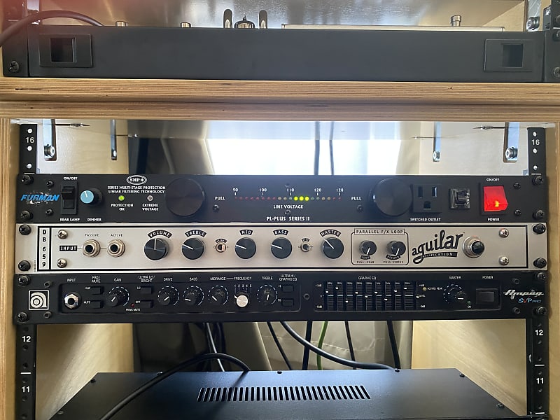 Aguilar DB 659 Rackmount Tube Bass Amp Head 2010s - Brushed | Reverb