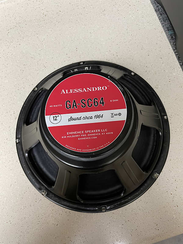 Eminence GA-SC64 8ohm Guitar Speaker | Reverb