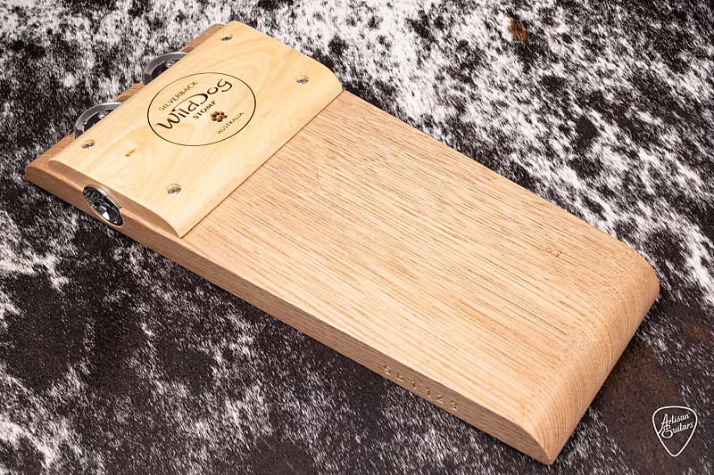 Wild Dog Silverback Stomp Box w/ Bamboo & Tambourine Jingles | Reverb