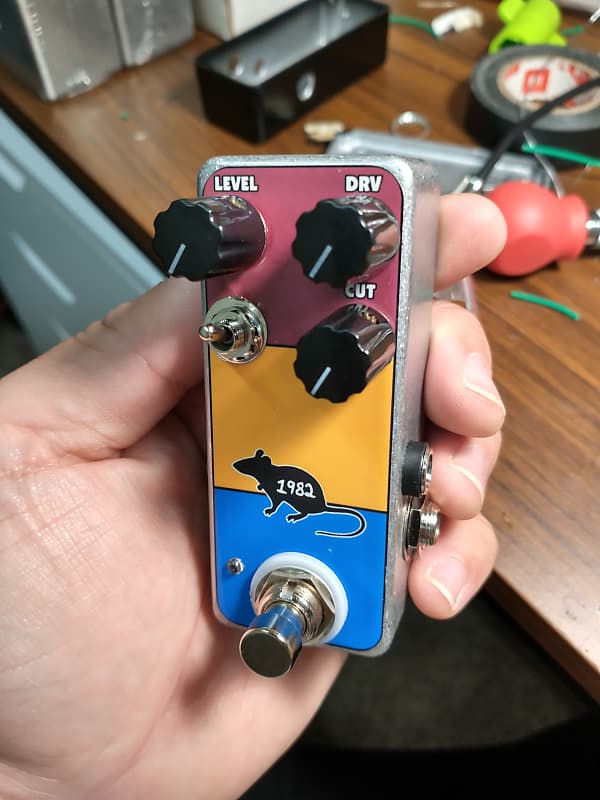 1982 "DRVer" Rat Distortion Overdrive Clone in a 1590A | Reverb UK