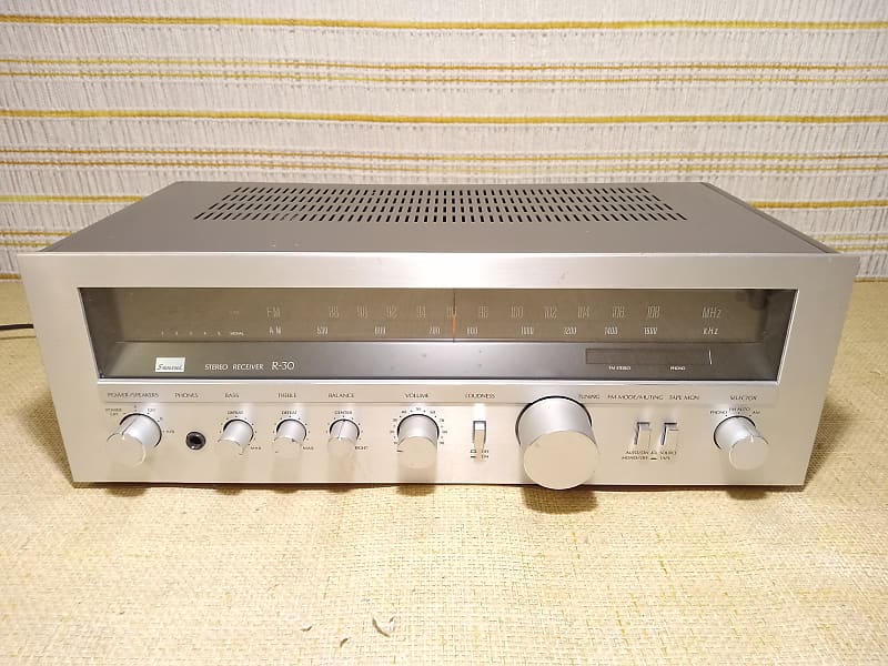 Sansui R-30 Stereo Receiver Vintage Silver 80s Japan 1980 | Reverb