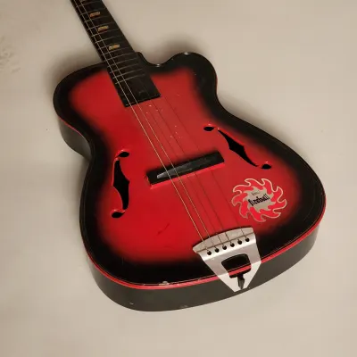 Sears Fireball 1960's Red Burst | Reverb