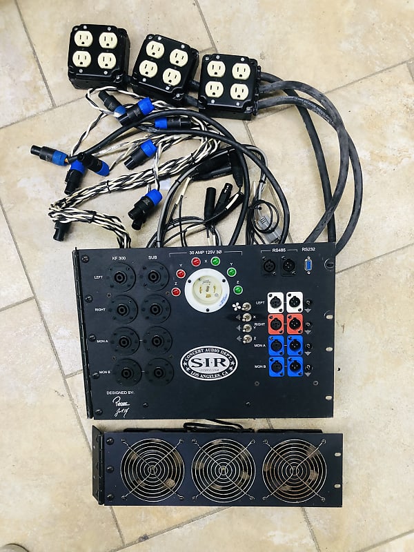 Custom Rack Patch Panel w/ 3 Phase 30 Amp Electric 8 Channel | Reverb