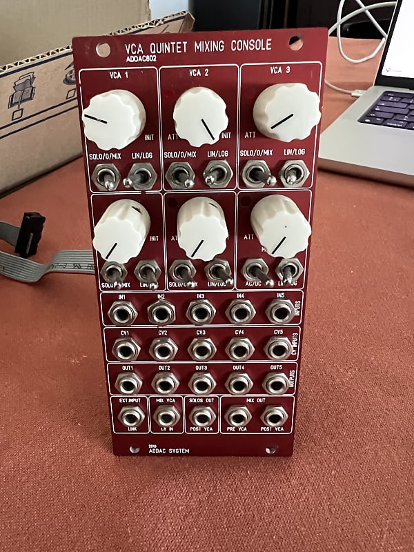 ADDAC ADDAC802 VCA Quintet Mixing Console | Reverb