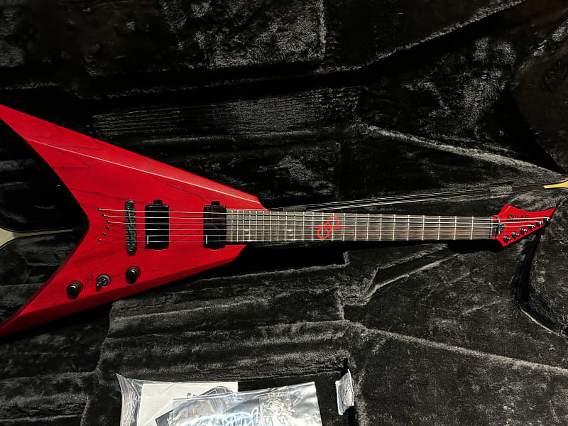 Solar Guitars Solar V2.6TBR SK - Trans Blood Red Matte | Reverb
