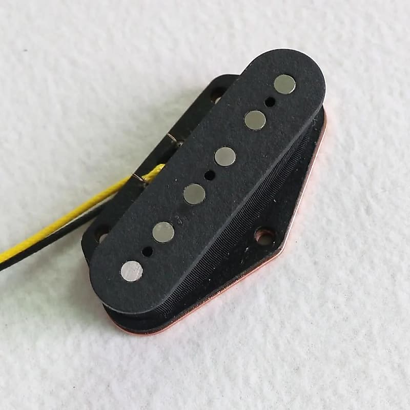 Black Alnico 5 Vintage Tele Style Guitar Bridge Pickup | Reverb