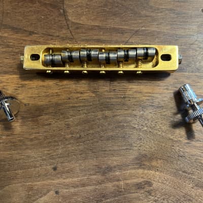 Gretsch Vintage Roller Bridge 1980s - gold | Reverb