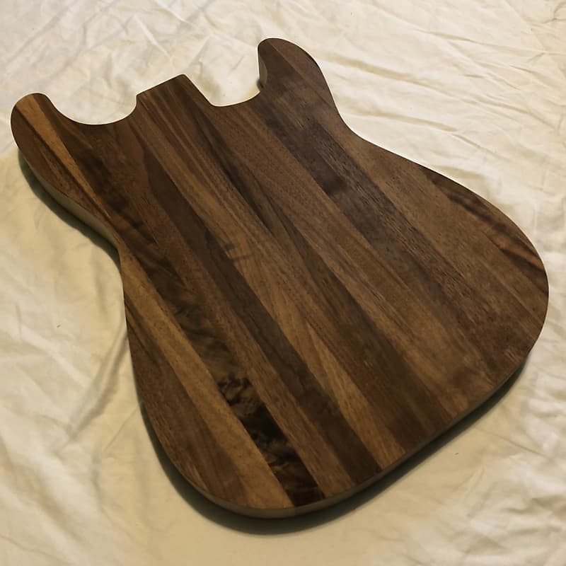 Solid Walnut Butcher Block Strat Body | Reverb