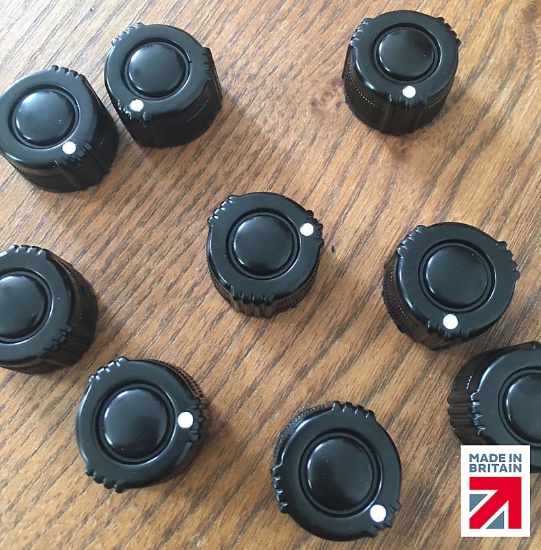 Green Russian Big muff style Knob pack of 3 (5.8mm D shaft) | Reverb