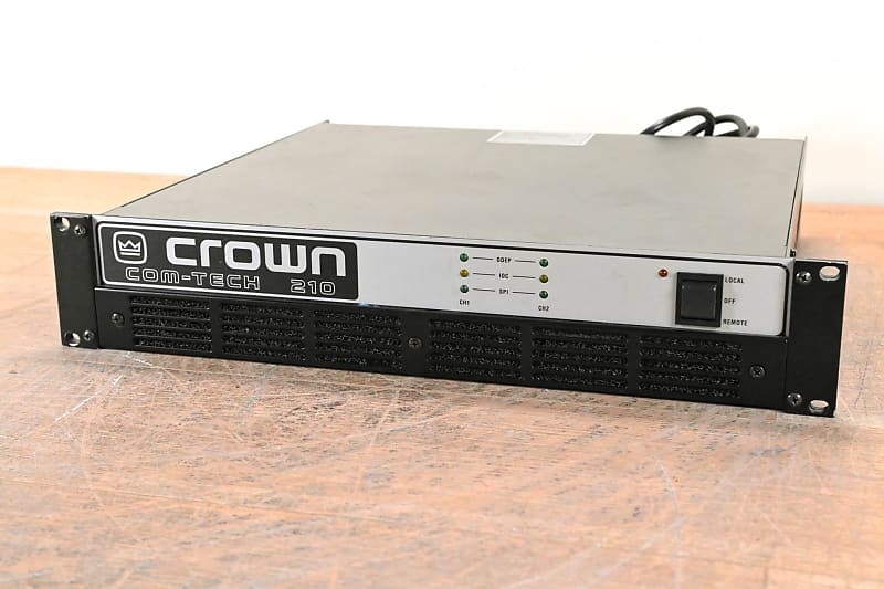 Crown Com-Tech 210 2-Channel Power Amplifier CG01BGC | Reverb