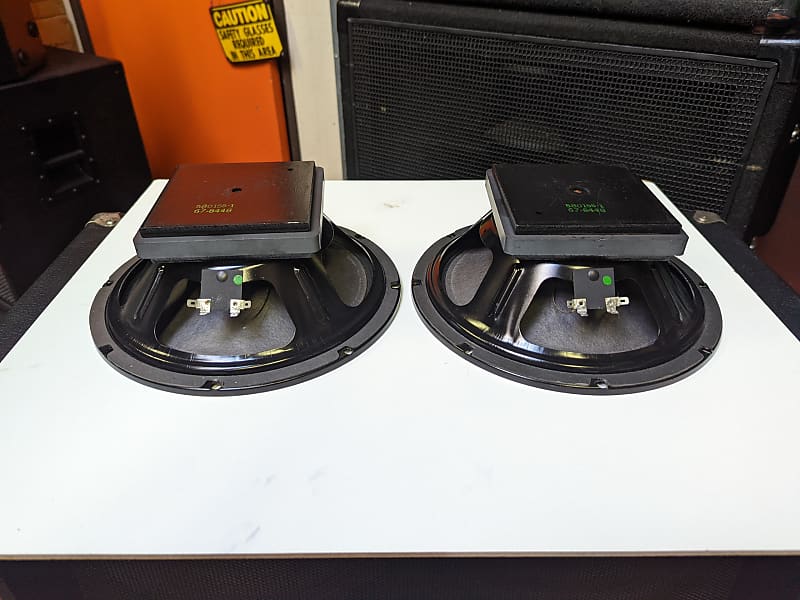 Matched Pair! 1984 Ampeg/Eminence 32 Ohm SVT 10" Bass Guitar | Reverb