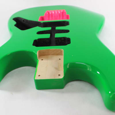 Green Meanie Body- Fits Fender (tm) Strat Stratocaster Necks | Reverb