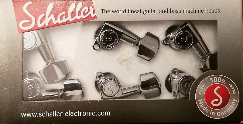 Schaller Mini Top Lock Tuners 3x3 Chrome M6CH for USA Hamer, | Reverb