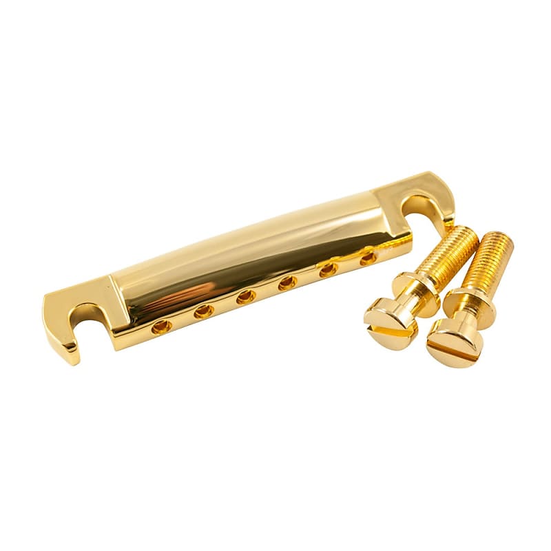 Lightweight stop tailpiece aluminium (USA made)-Gold | Reverb