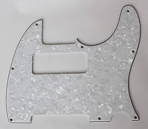 Tele P90 pickup Routing pickguard White Pearl | Reverb