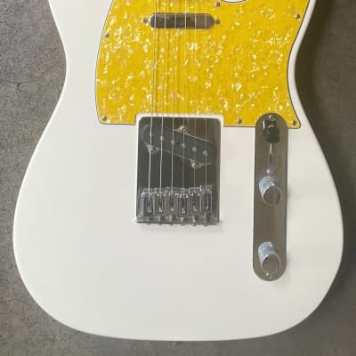 2015 Fender Telecaster MIM White Maple Neck SS Electric | Reverb