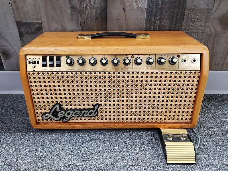 1980s Legend A60 Amp Head - With Footswitch | Reverb