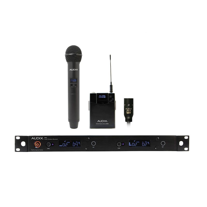 Audix AP42 C210 Dual Handheld / Lavalier Wireless Microphone | Reverb