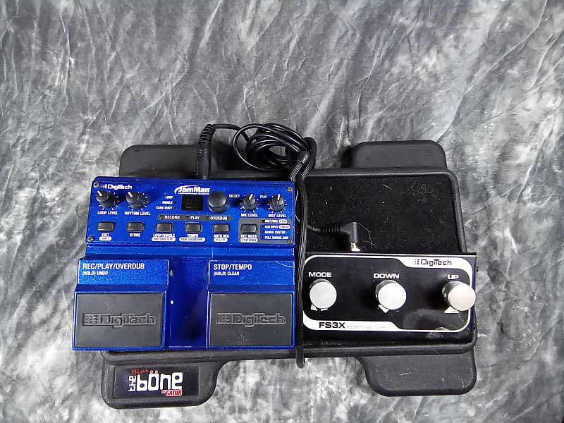 DigitTech JamMan (original) w/FSX3 and pedalboard | Reverb