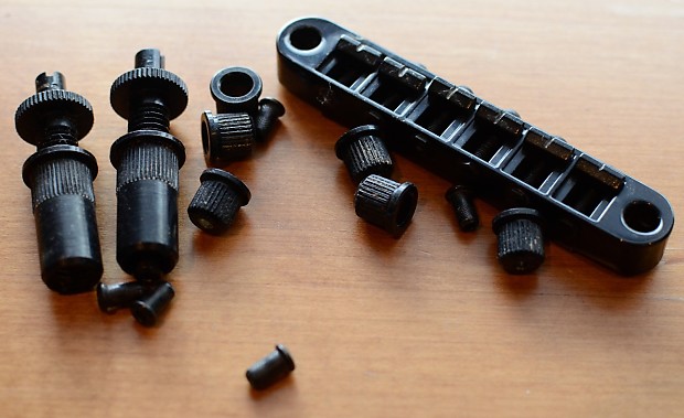 TonePros Locking TOM Bridge Black | Reverb