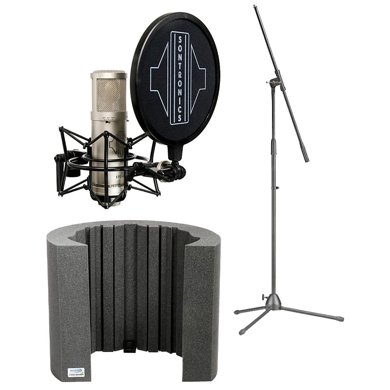 Sontronics STC-3X with Universal Acoustics Vocal Screen & | Reverb
