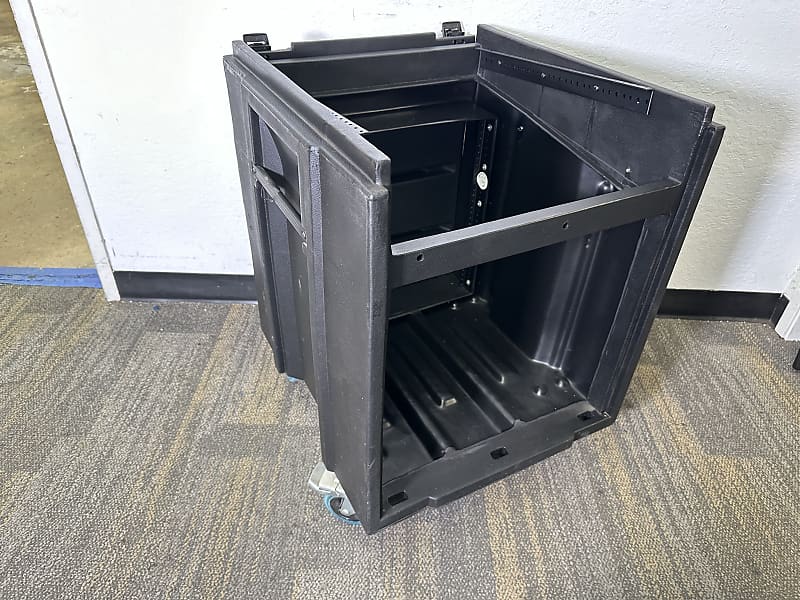 SKB 10U Rolling Travel Rack Case With 10U Mixer Mount | Reverb