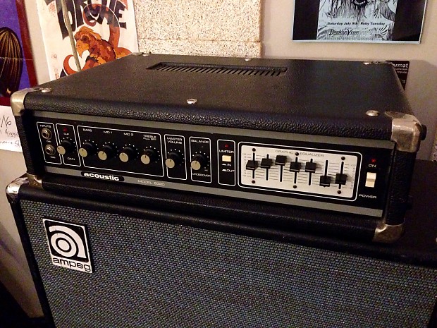 Acoustic Control B320 Bass head 1979 1970's-80's 320 | Reverb