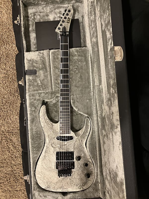 ESP Original Horizon-I Liquid Metal Silver | Reverb