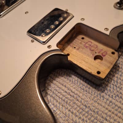 Fender Squire Telecaster Deluxe Loaded Body - Metallic Grey | Reverb