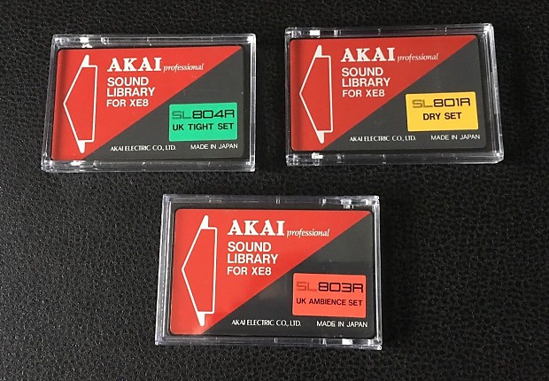 AKAI XE8 Drum Expander Sound Library Card Set | Reverb