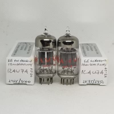 Sylvania Made For Baldwin 12AU7A Long Gray Plate Well Matched | Reverb