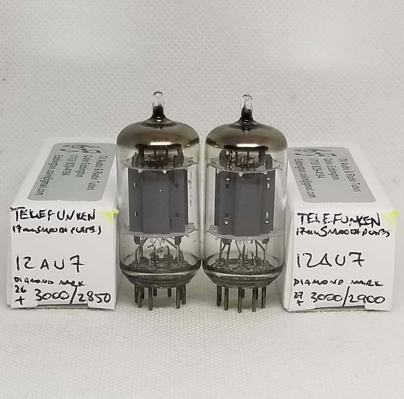 Telefunken 12AU7 Smooth Gray Plate Well Balanced | Reverb Canada