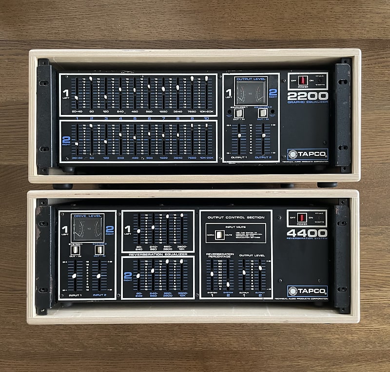 Tapco 4400 dual Spring Reverb and 2200 dual Graphic Equalizer | Reverb