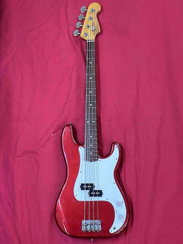 Tokai PB-45 Hard Puncher 1980's Red Electric Bass Guitar | Reverb
