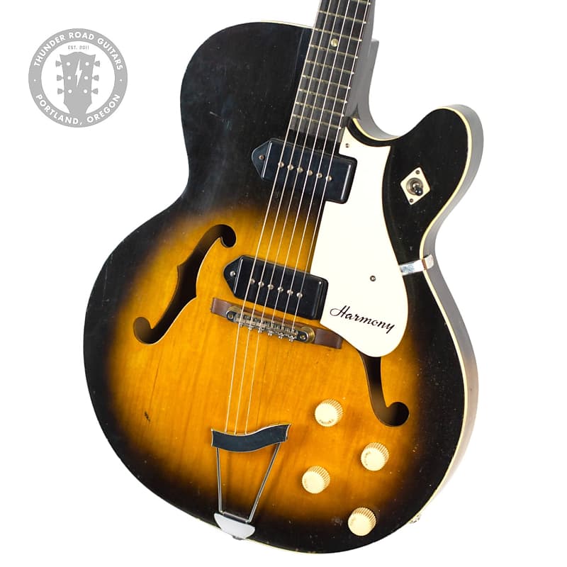 Used Harmony "Rat Rod" Rocket Sunburst w/Many Upgrades | Reverb UK